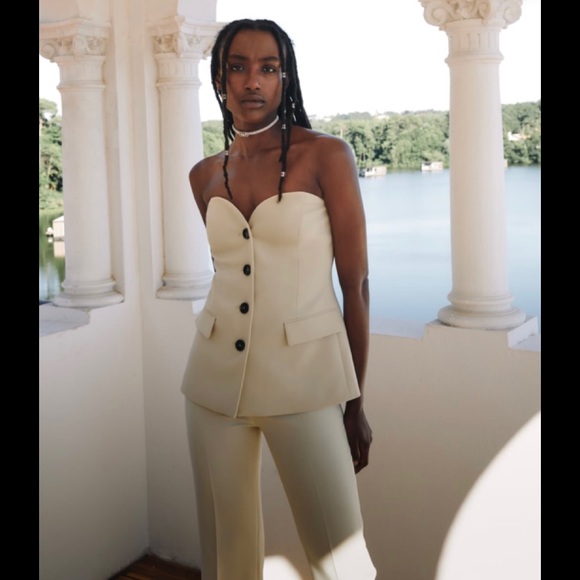 Zara | Tops | Zara Bustier Vest With Lapels | Poshmark